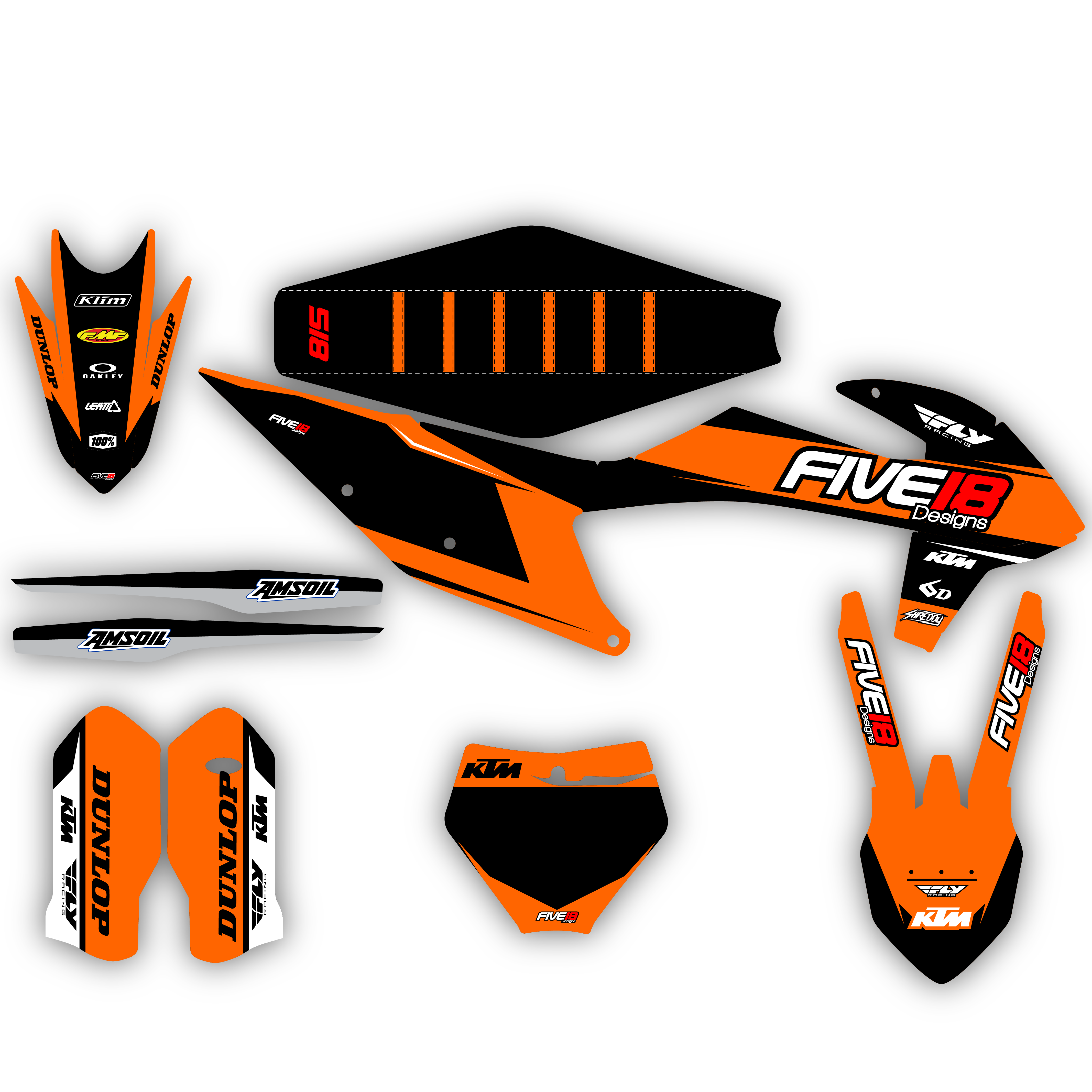 Ktm 'Clean' Kit – Five18 Designs