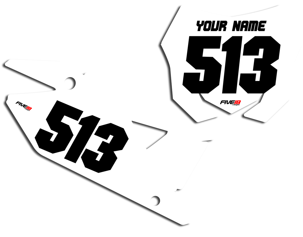 Suzuki 'Solid' Number Plate Backgrounds – Five18 Designs